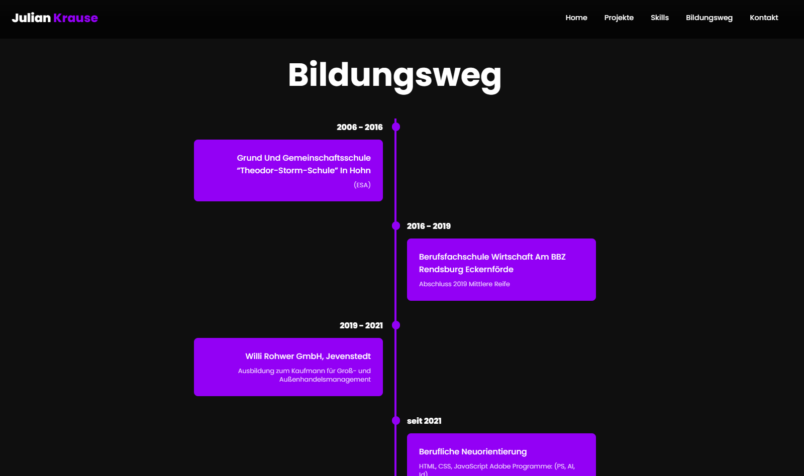 Julian Krause Portfolio